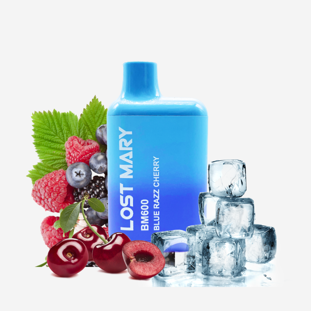LOST MARY BM600 BLUE RAZZ CHERRY – Lost Mary