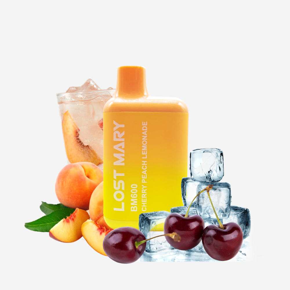 LOST MARY BM600 CHERRY PEACH LEMONADE – Lost Mary